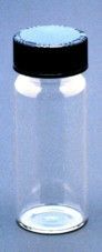 Science First Clear Glass Vials W/autoclavable Cap, 12ml 12/pk