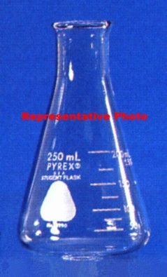 Science First Flask, 50ml, Pyrex® Heavy Duty Erlenmeyer 12/pk