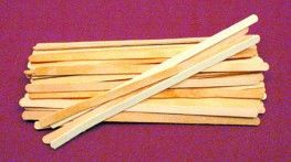 Science First Wood Sticks, 5 1/2long, 500 Pcs/pk