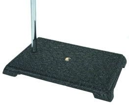 Science First Cast Iron Support Stand, 2-hole 7x11.75" Base,1/2x29"rod