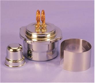 Science First Wickless Alcohol Burner, Dual Head, Copper PlatedTorch