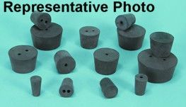 Science First Rubber Stopper, 1-hole, Size 8, 1lb. Bag