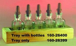 Science First Wood Semi-micro Reagent Tray, For Bottles 132-24135