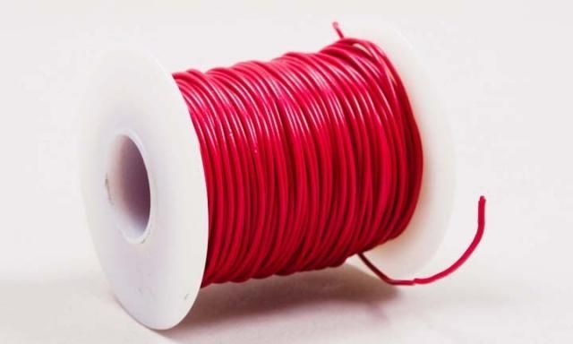 Science First Wire Red 100 Roll Solid 22 Ga