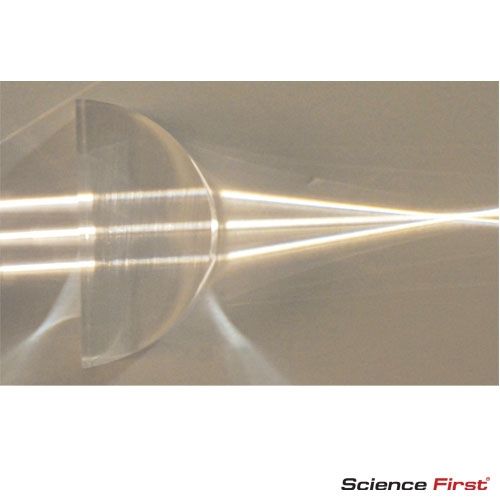 Science First Acrylic Optic Block, Semicircular