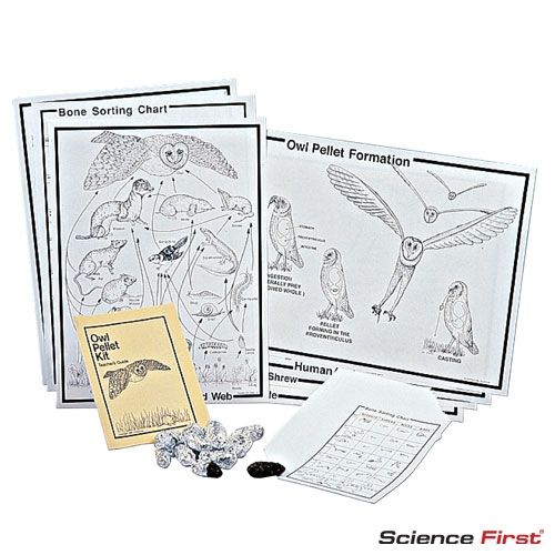 Science First Owl Pellet Kit, Deluxe Classroom pk of 30 pellets
